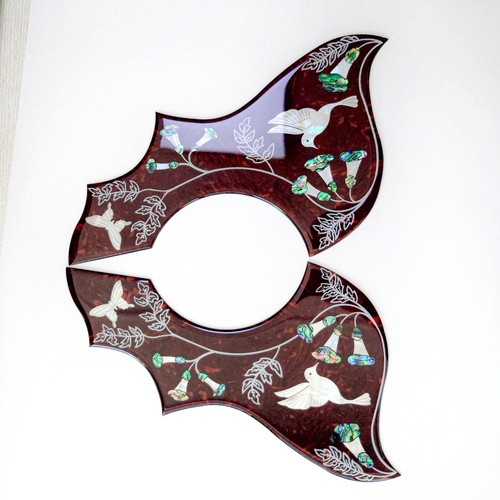 For Gibson Acoustic Guitar Parts Hummingbird Abalone Pickguard Scratch ...