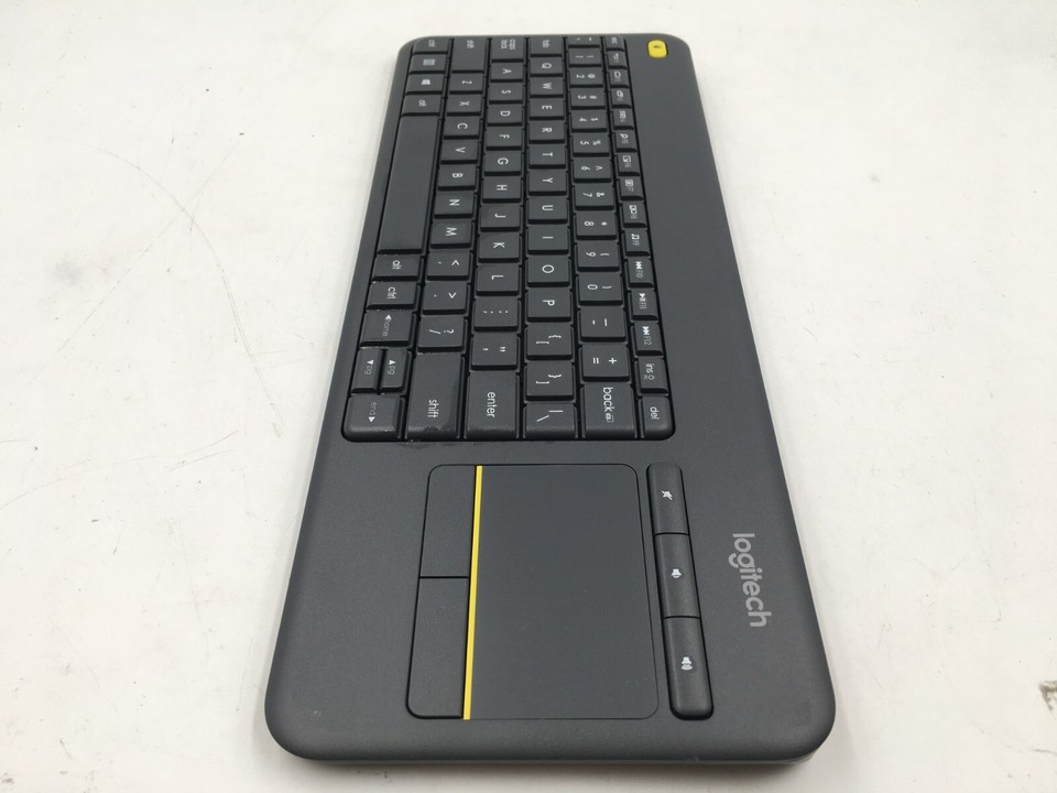 Logitech K400 Plus Wireless Keyboard for PC/TV/Laptop w/Touchpad Plus ...