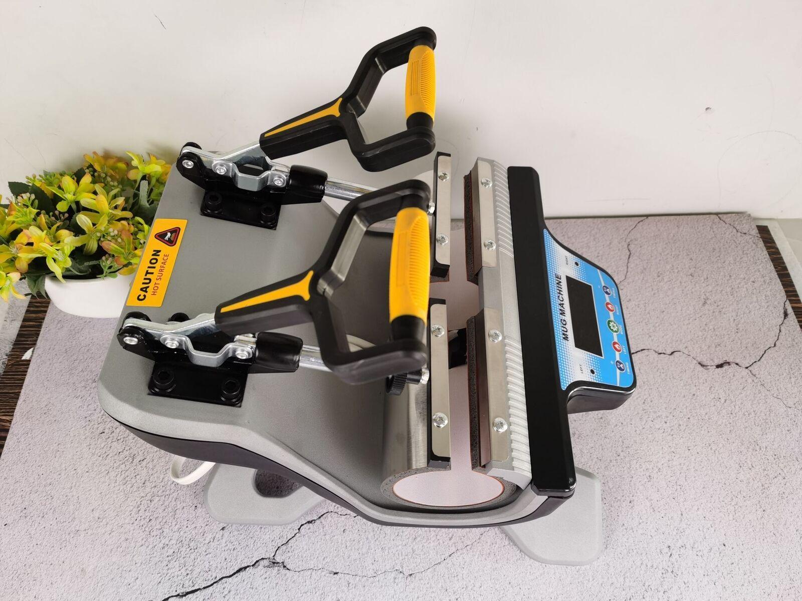 Freesub double station heat press sublimation machine coffee cup magic ...