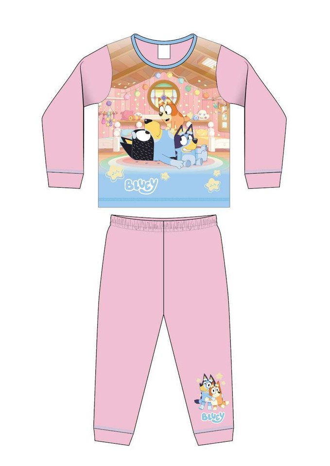 Bluey pyjamas girls boys long short sleeve nightwear kids set | eBay