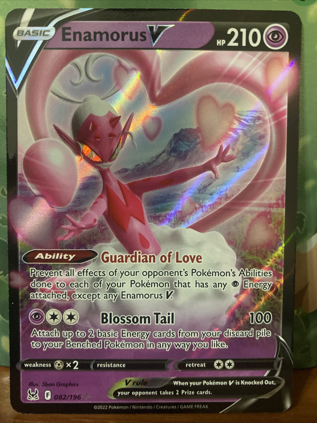 Enamorus V 082/196 Full Art NM/M Lost Origins Pokemon Card | eBay