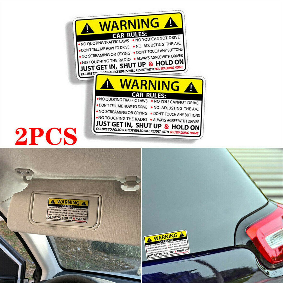 Warning Stickers For Cars Warning Gps Vinyl Sticker Car Truck Window