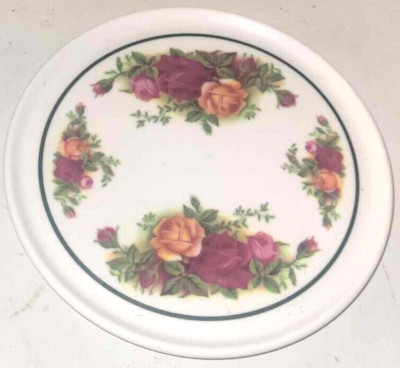 Royal Albert England Old Country Roses Melamine Teapot Stand Trivet ...