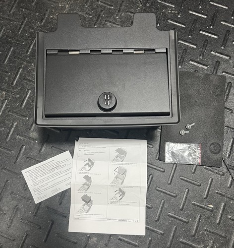 Factory OEM GM Silverado Sierra Center Console Lockable Storage Box ...