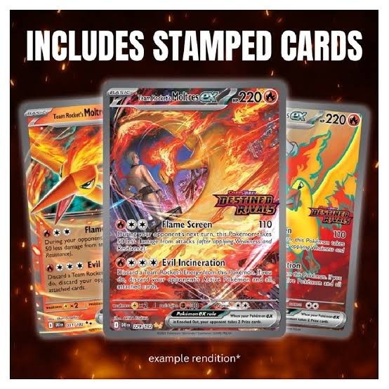 Pokemon TCG Team Rocket Moltres ex Ultra Premium Collection UPC - Pre ...