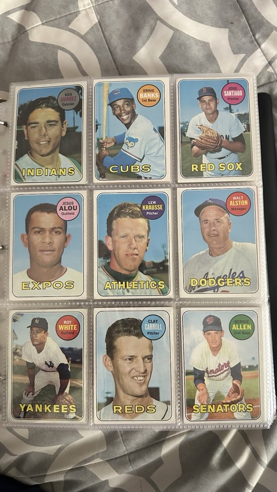 1969 Topps Baseball Complete Set In EX Condition + 18 PSA Hof’s Stars ...