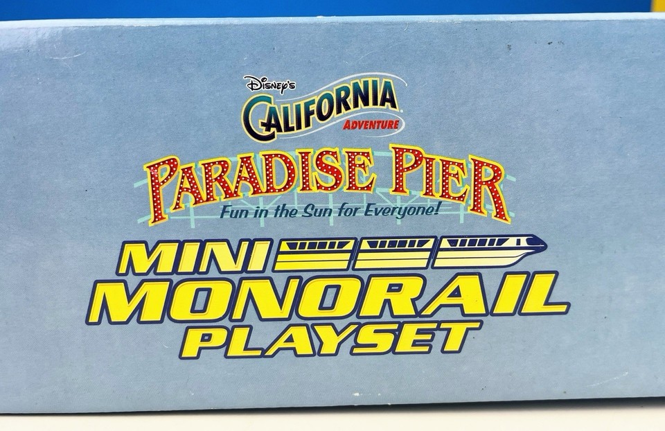 Disney's Mini Monorail PlaySet California Adventure Paradise Pier - NEW ...