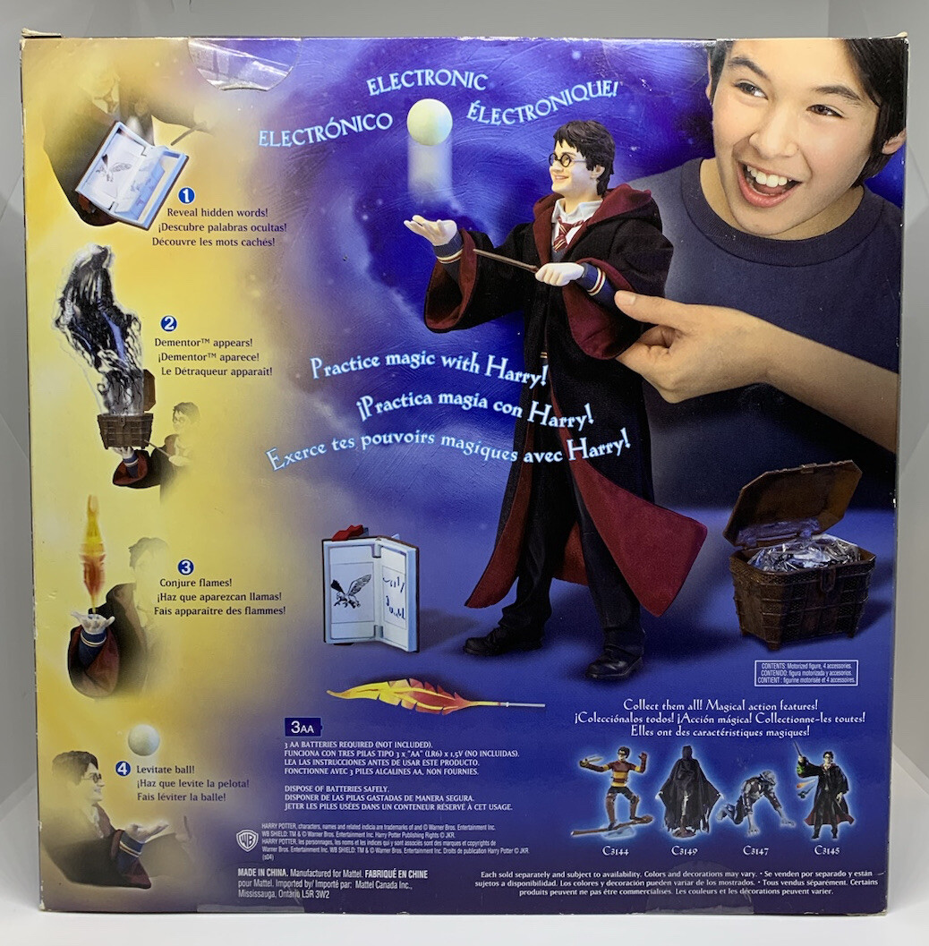 Harry Potter Action Figures Deluxe 12" Magic Powers 2003 Mattel | eBay ...