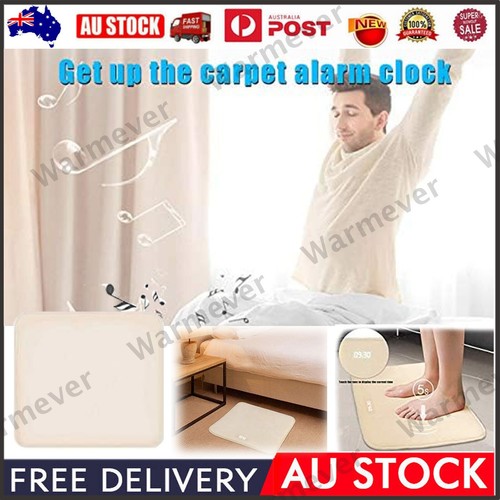 Pressure Sensitive Rug Carpet Floor Digital LED Display Alarm Clock ...