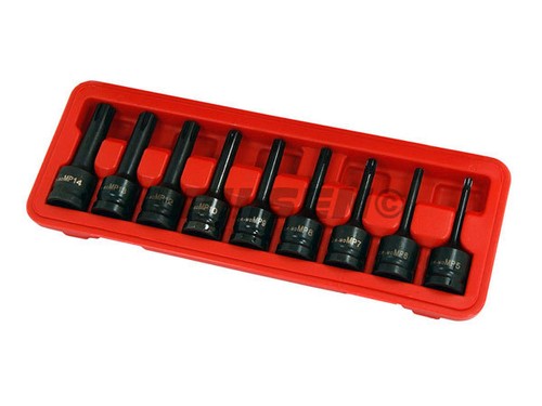 NEILSEN RIBE SOCKET SET 1/2" DRIVE LONG M5 M6 M7 M8 M9 M10 M12 M13 M14 ...