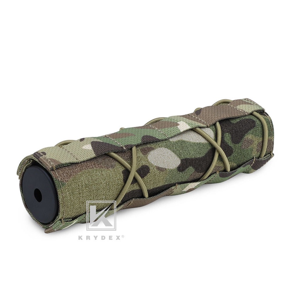 KRYDEX 7inch 18cm Suppressor Cover Tactical Protect Sleeve Wrap Airsoft ...