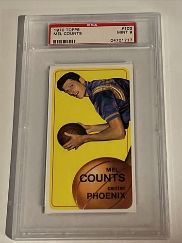 1970 Topps basketball #103 Mel Counts PSA 9-MINT | eBay