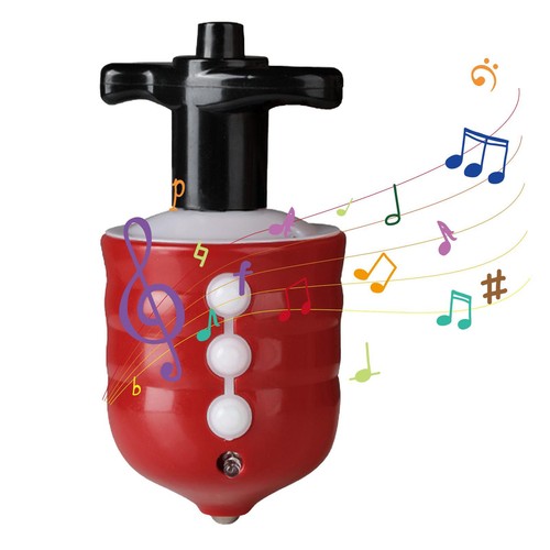 LED Magic Spinning Top Gyro Flash Light Spinner Laser Music Kids Toy ...