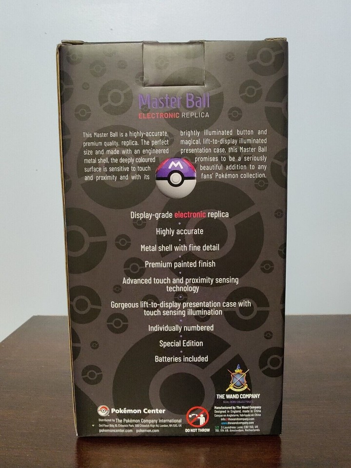Pokemon Master Ball by The Wand Company Officially Licensed Purple ...