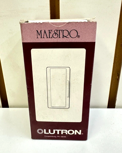 Lutron Maestro 120V Digital Dimmer Switch New In Box | MA-R-WH | WHITE ...