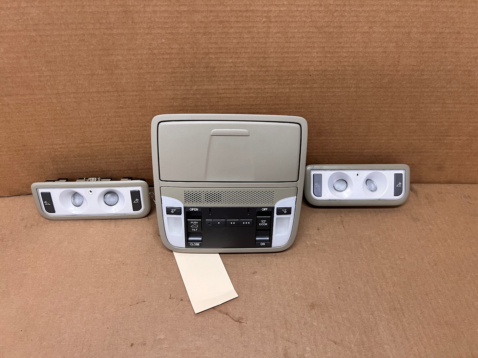 14-20 ACURA MDX FRONT OVERHEAD CONSOLE DOME LIGHT MAP LAMP SET, OEM ...