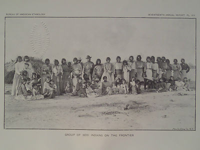 Seri Indians the Frontier Tiburón Island Gulf California Sonora Mexico ...