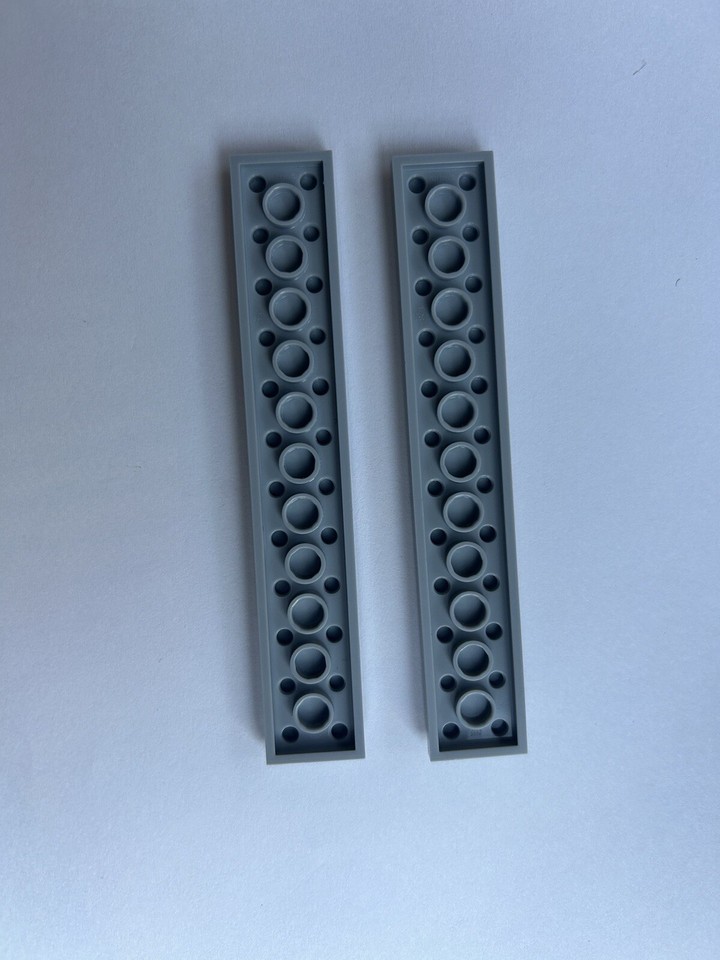 LEGO Lot of 2 Light Bluish Gray 2x12 Flat Building Plate Pieces new | eBay