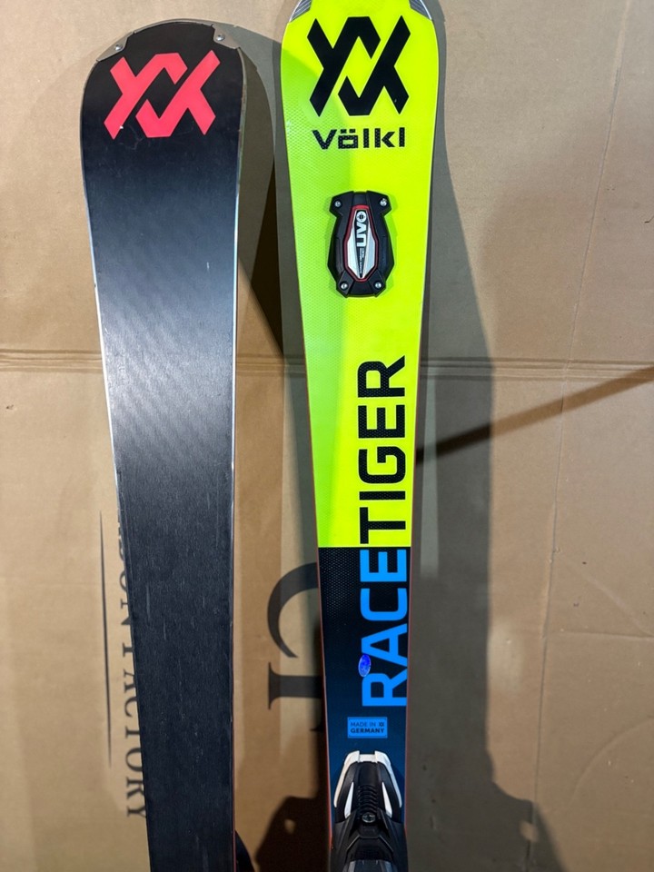 Völkl Racetiger SL 160 Slalom Ski's with R Motion Bindings - used | eBay UK