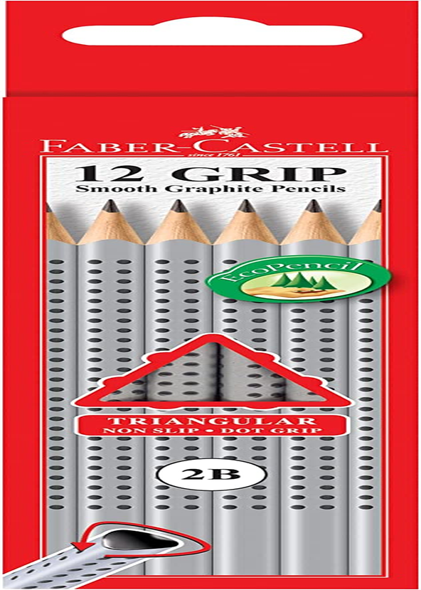 Grip 2001 Graphite Pencil 2B, 12 Pack (11-317002) | eBay Australia