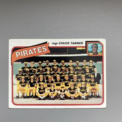 1980 Topps - Pittsburgh Pirates Team Checklist Chuck Tanner #551 | eBay