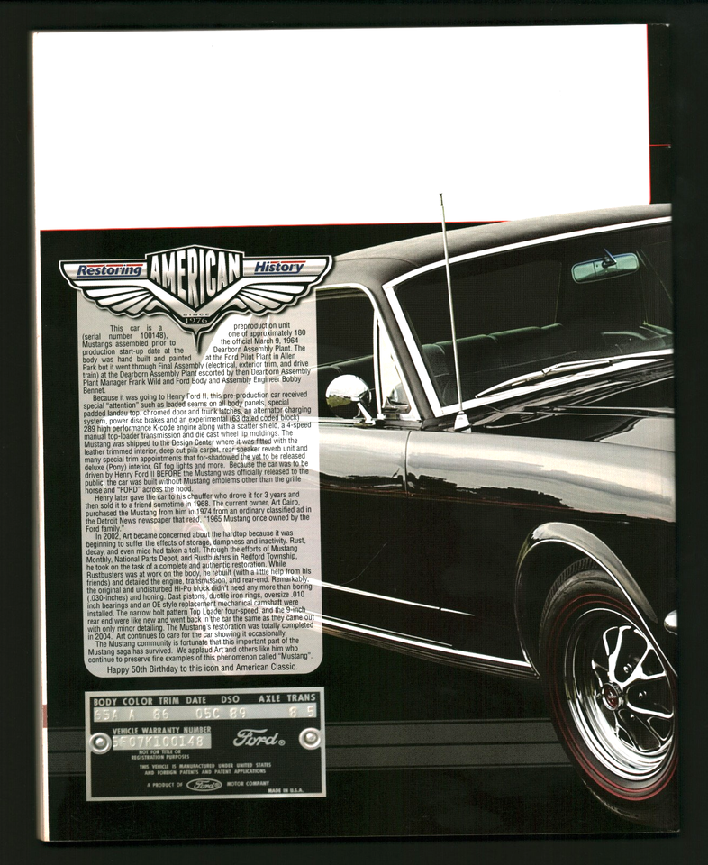 NPD National Parts Depot 1965-1973 Ford Mustang 2014 Parts Accesories ...