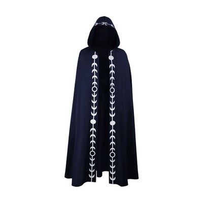 Unisex Medieval Gothic Long Cloak: Soft Polyester Halloween Cosplay ...
