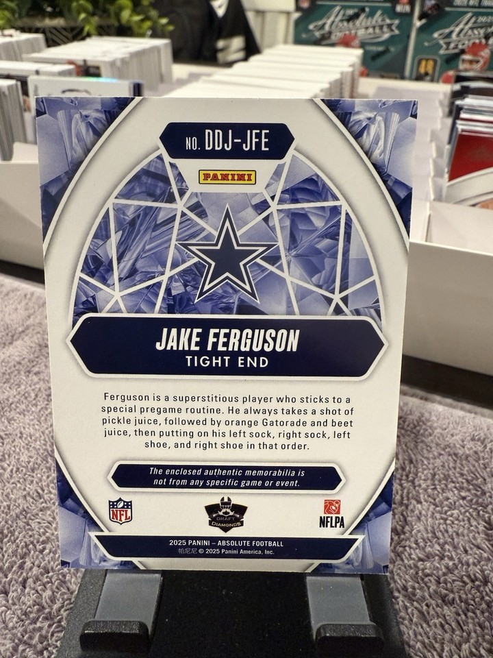 2024 Panini Absolute - Draft Diamonds Jersey Jason Witten #DDJ-JFE (MEM ...