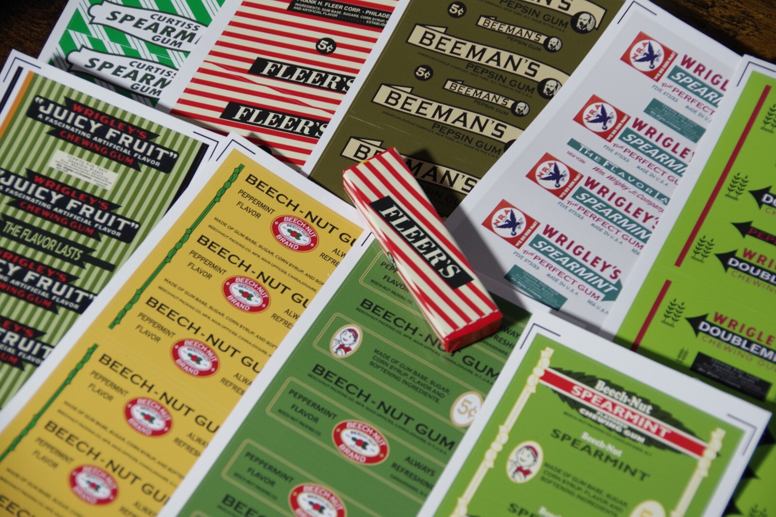 WW2 US chewing gum LABELS - musette bag wash roll Normandy 1944 | eBay