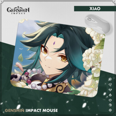 Fashion Genshin Impact Cosplay Xiao Mouse Pad Computer Office Anime ...