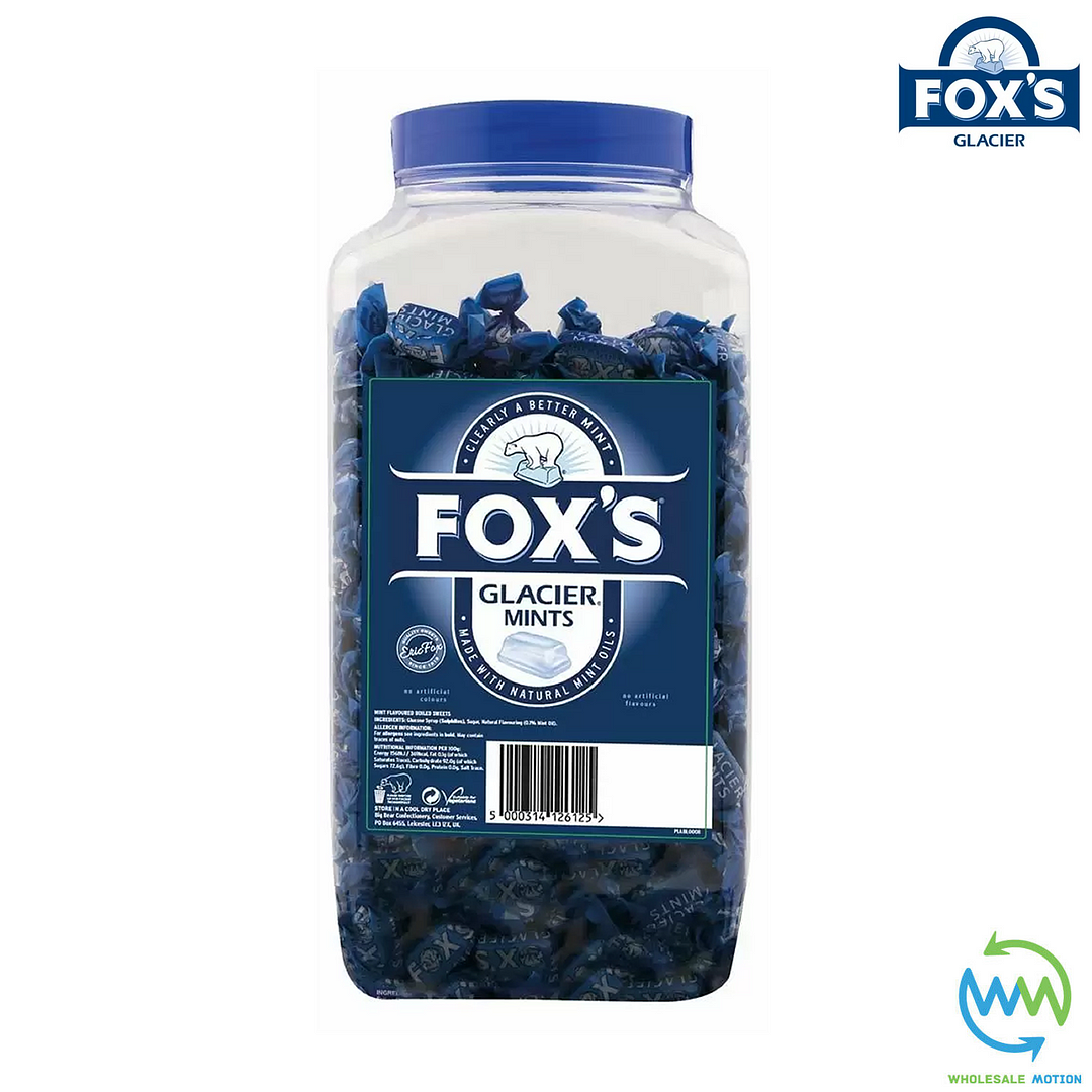 Fox's GLACIER MINTS Sweets INDIVIDUAL WRAPPED 7g SWEET Retro CANDY Kids ...
