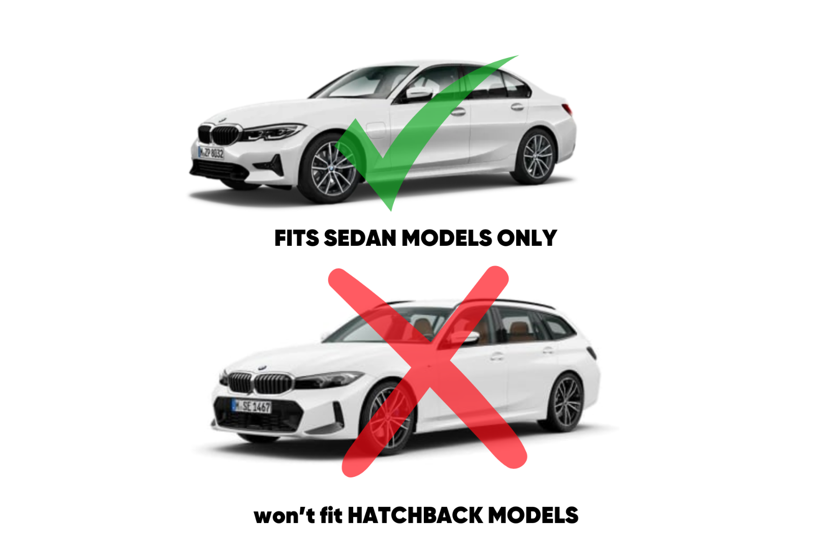 Rear left driver side door window glass for 2019-2024 BMW 320i 330i ...