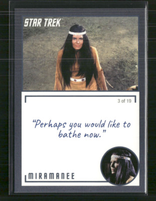 2020 Rittenhouse Star Trek TOS Archives Card #73 Miramanee 3 Of 19 | eBay