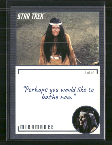 2020 Rittenhouse Star Trek TOS Archives Card #73 Miramanee 3 Of 19 | eBay