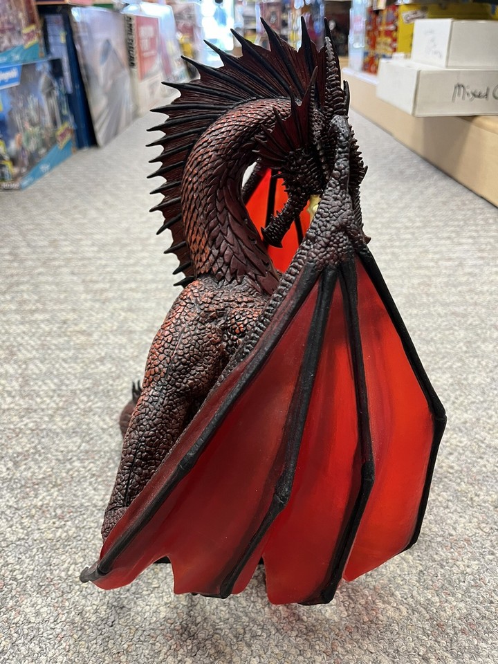 + Wizards Dungeons and Dragons D&D ICONS Colossal Red Dragon w/ Flame ...