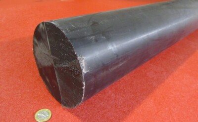 ABS Black Round Rod, 5.00" Diameter x 12" Long | eBay