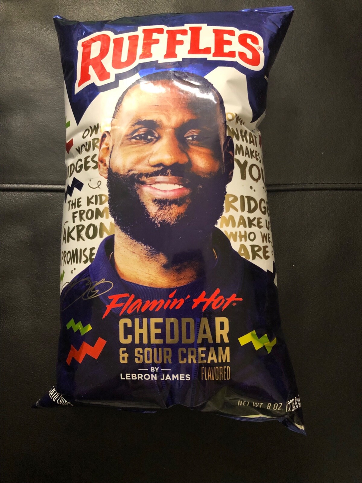 Ruffles Flamin Hot Cheddar & Sour Cream By LEBRON JAMES Limited Editio ...