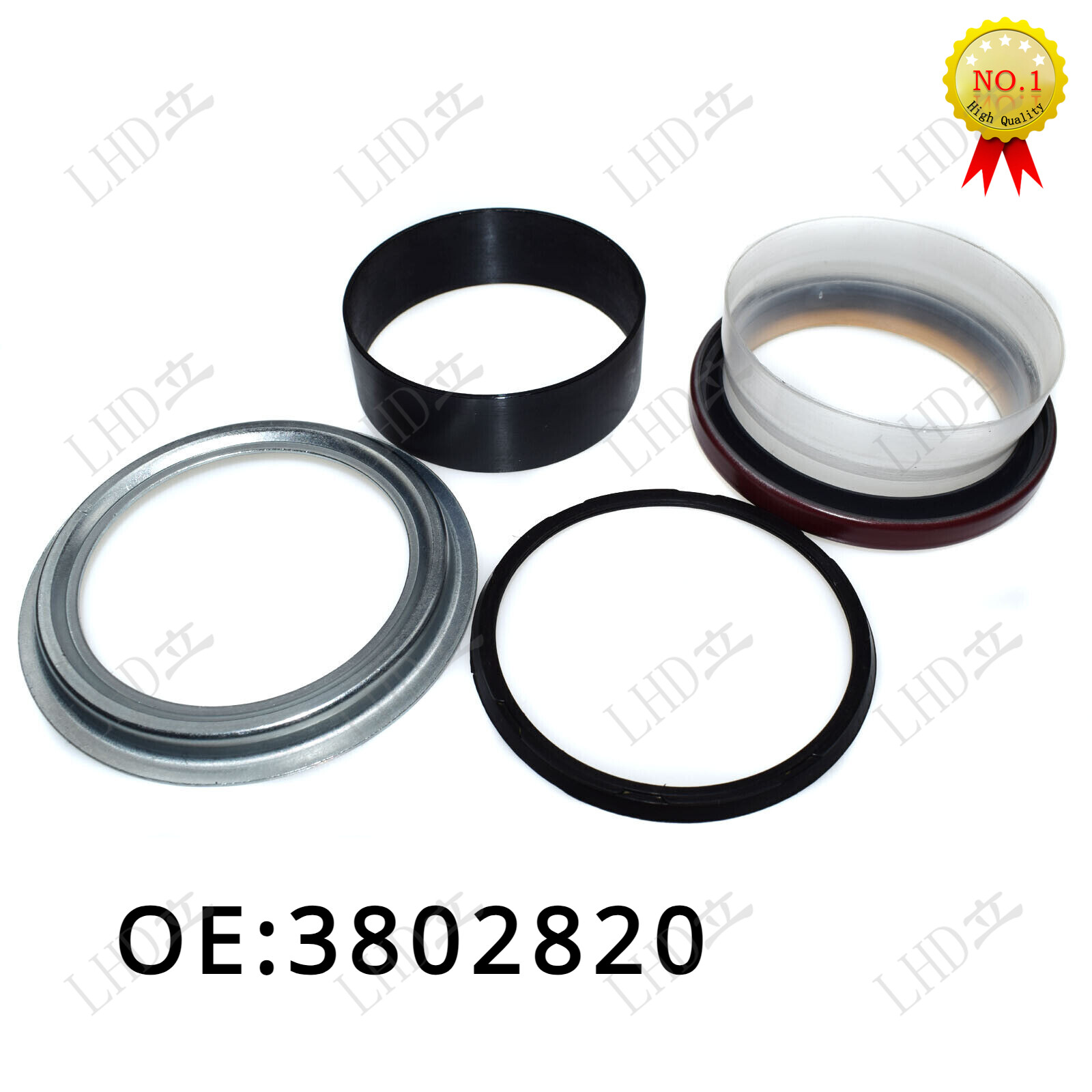 1 Set Front Main Crankshaft Oil Seal Wear Sleeve For Cummins 89-15 6BT ...