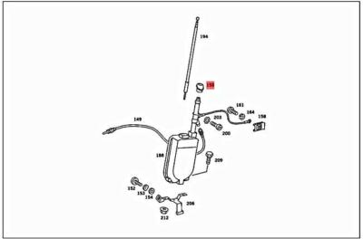 Genuine MERCEDES C126 R107 S-CLASS Coupe C126 SL R107 Gasket 1268271498 ...