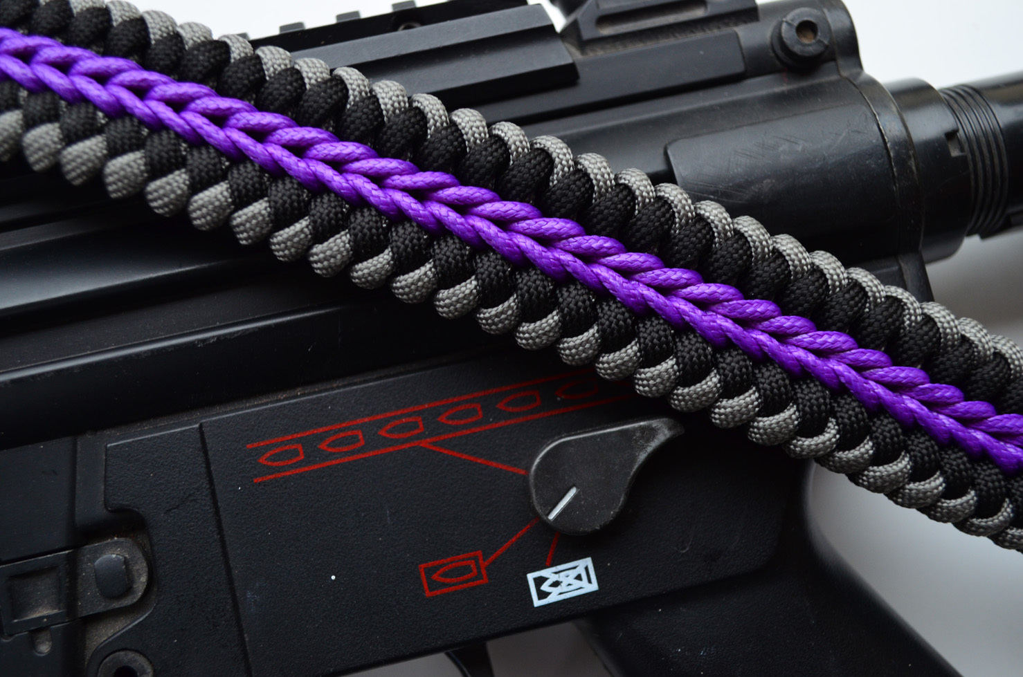 550 Paracord Gun Rifle Bow Shotgun Sling 1 or 2 Point Micro Cord ...