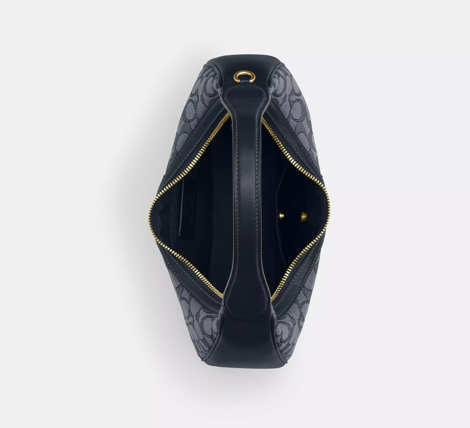 NWT Coach Carmen Shoulder Bag In Signature Jacquard CV001/CR151 | eBay