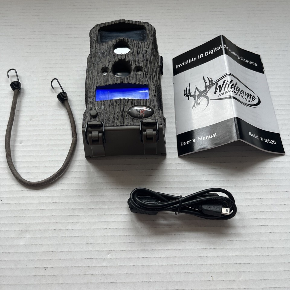 Wildgame Innovations Trail Scouting Camera 6 MP Model t6b20 Manual Cord ...