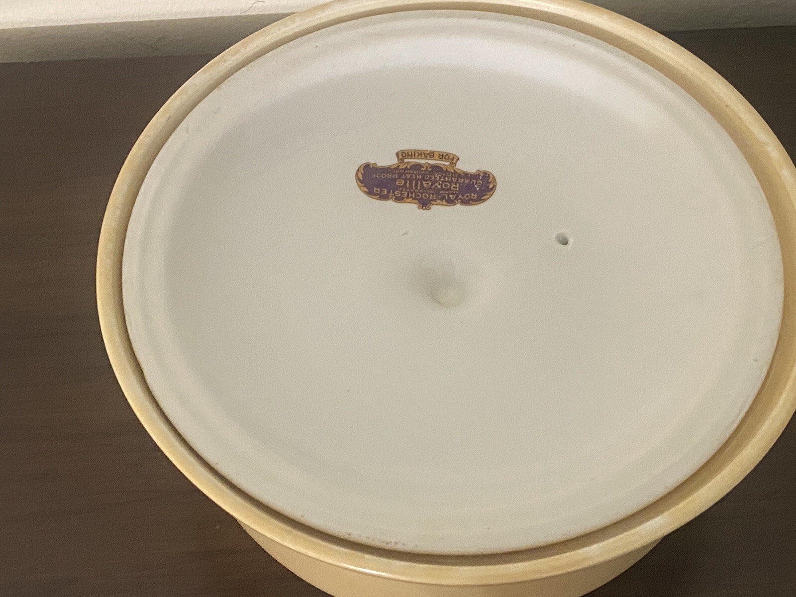 Royal Rochester Chinaware Royalite Fraunfelter Baking Dish w Casserole ...