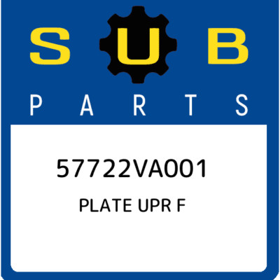 57722VA001 Subaru Plate upr f 57722VA001, New Genuine OEM Part | eBay