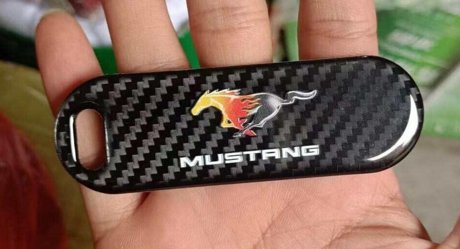Mustang Flame Pony Horse Key Chain Fob Ring Keychain GT500 Cobra Roush ...