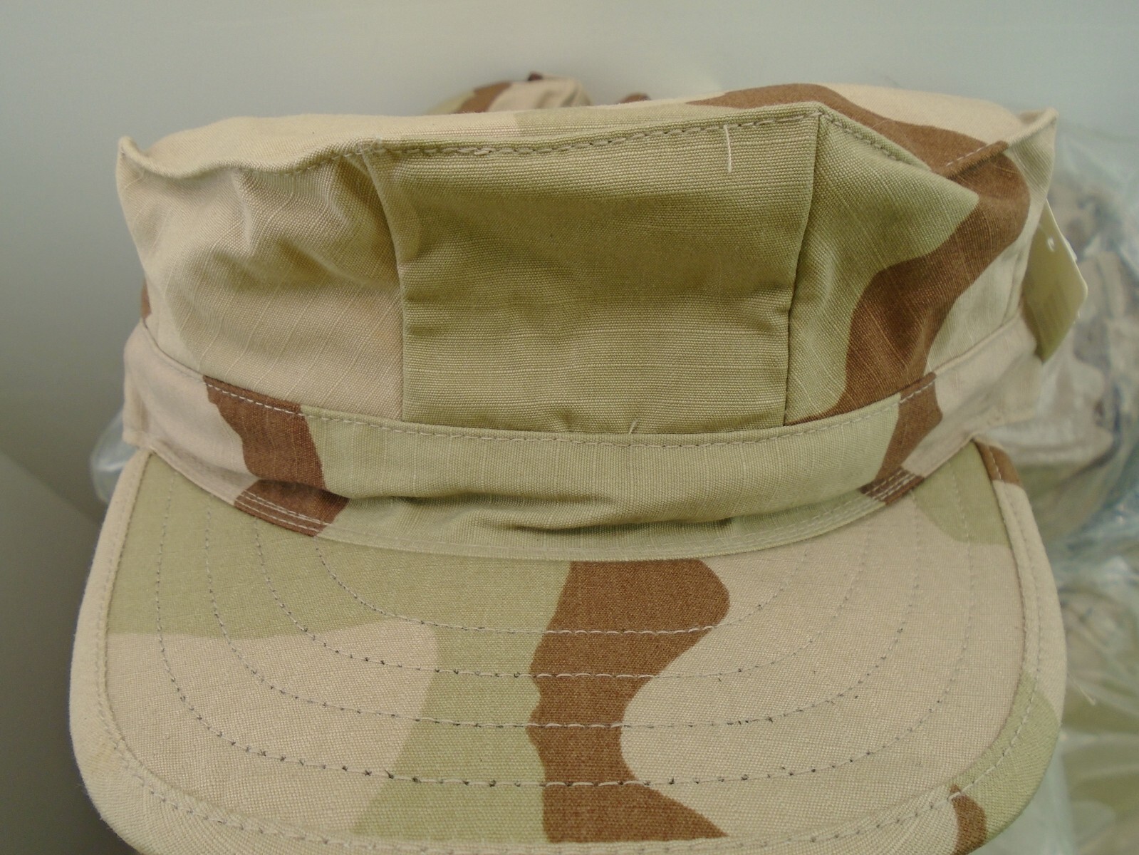 USGI US Navy Seabee 8 Point DCU Desert Cover Utility Cap Hat Small New ...