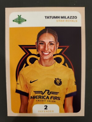 2025 Parkside NWSL Soccer - TATUMN MILAZZO, Utah Royals FC Team Set ...