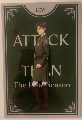 Japanese anime Attack on Titan Postcard Levi TSUTAYA | eBay