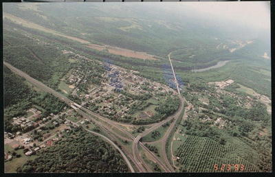 HANCOCK MD Vintage Aerial View Toward Hog Back Ridge Postcard Old ...
