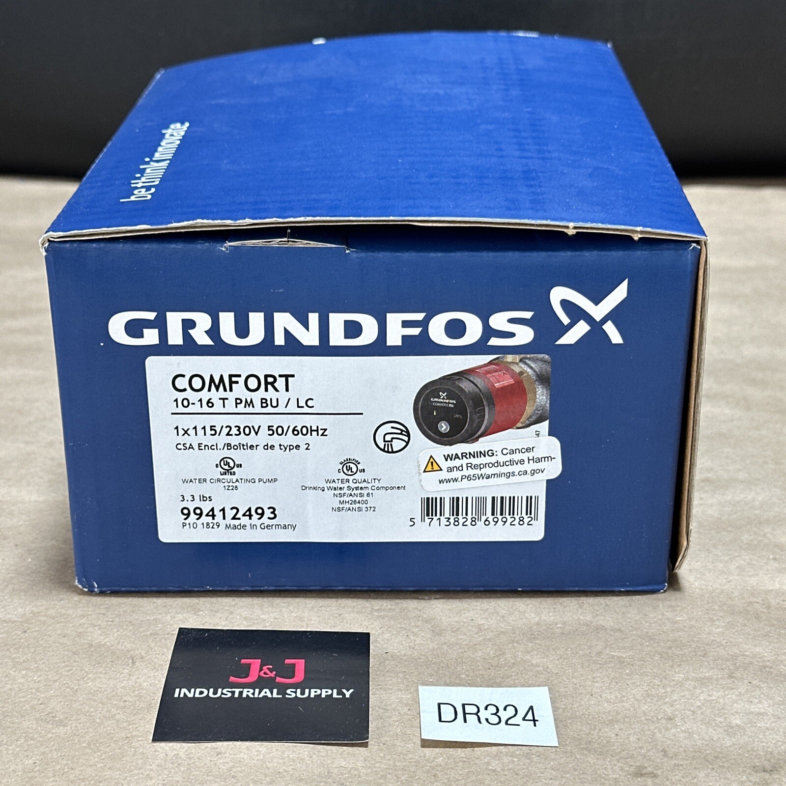 Grundfos 99412493 UP10-16 Hot Water Recirculating Temperature for sale ...